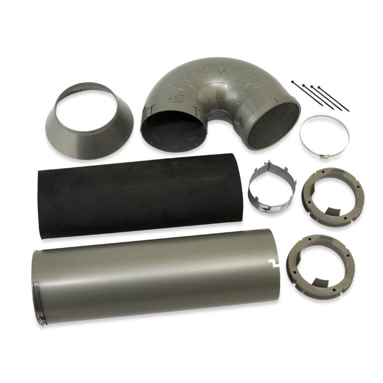 6-in. Insulated Intake & Exhaust Gooseneck Roof Vent